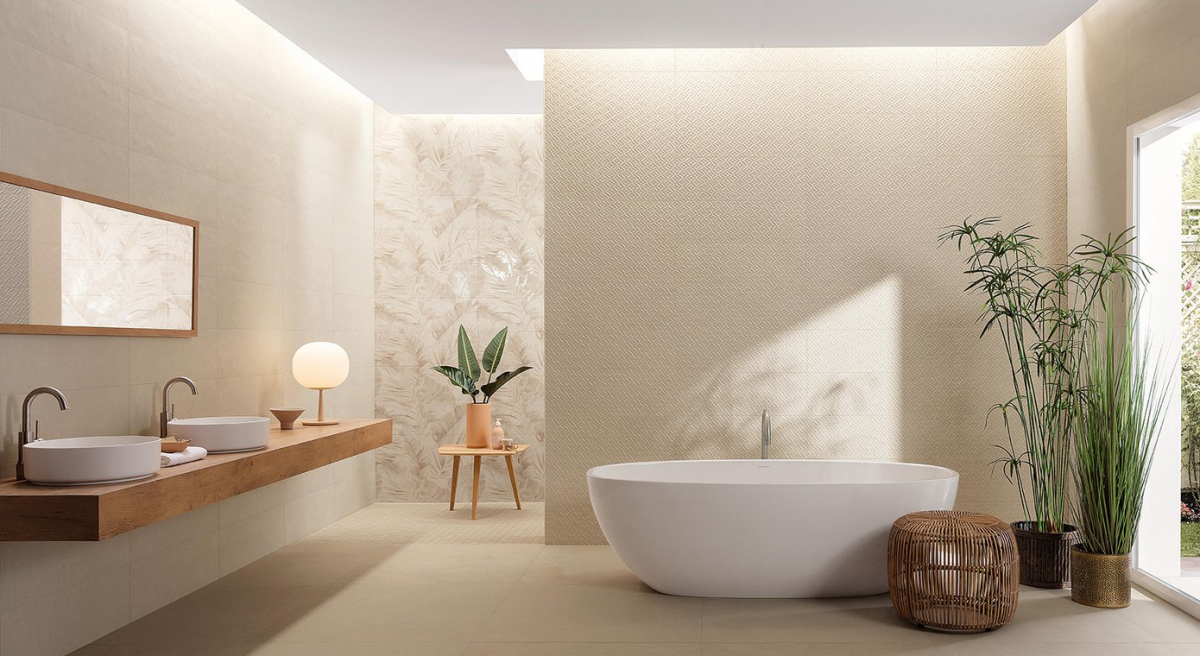 FAP collection Sheer wall tiles 25x75 size 25X75 colour Beige ...